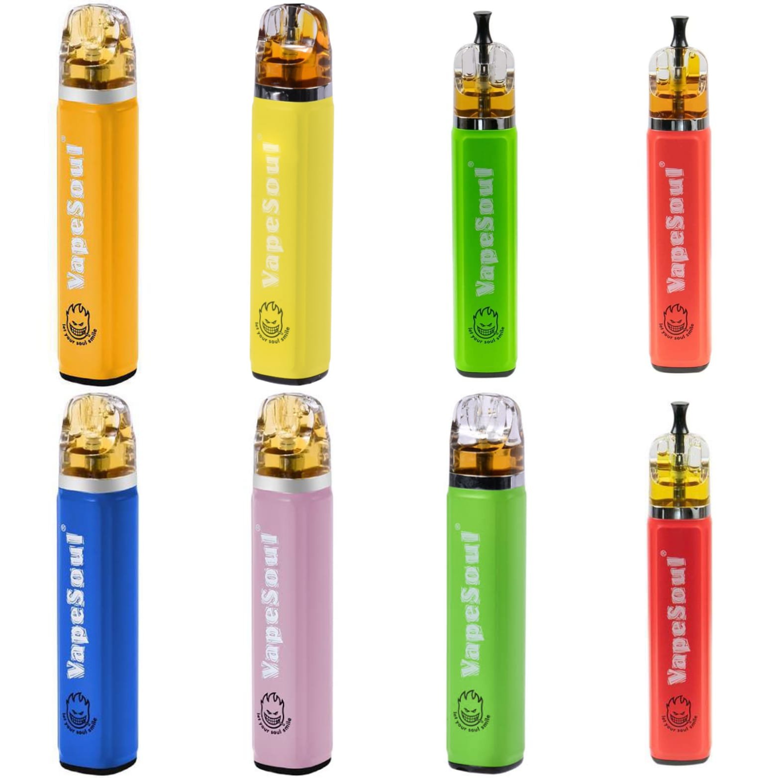 Vapesoul 2500 Puffs Rechargeable Disposable Device - 5% Nic-strength ...