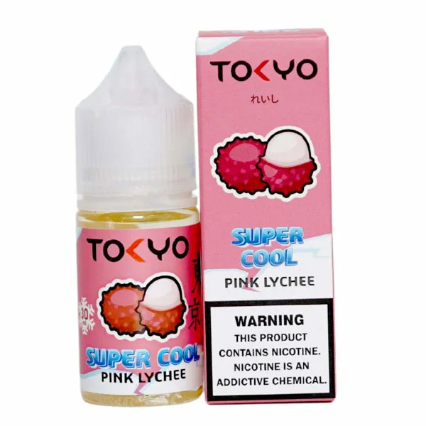 TOKYO SUPER COOL NIC SALT SERIES – PINK LYCHEE 30ML - YOYO VAPES
