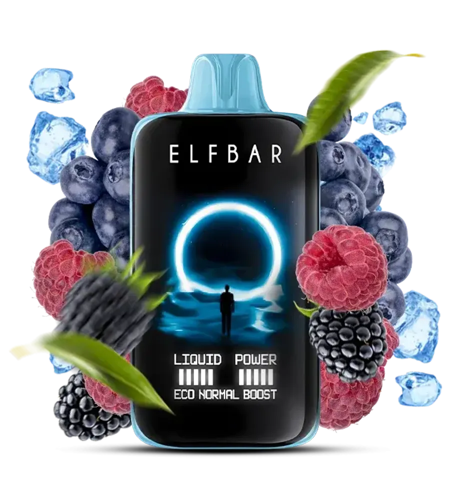 ELF BAR MOON NIGHT 40K PUFFS - BLUE RAZZ ICE – 5% Nic – Type C ...